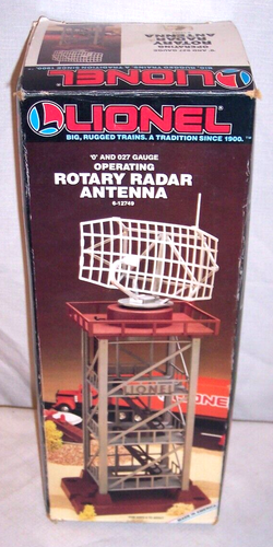 NEW VINTAGE ! 1989 Lionel Operating Rotary Radar Antenna 6-12749 O ...