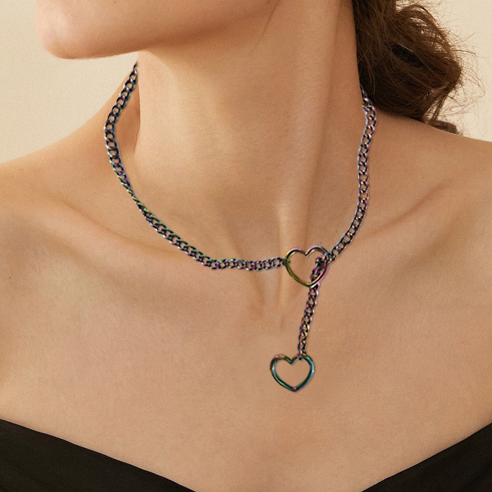 LoveShackles - Love Shackles Necklace Handmade Heart Slip Chain ...