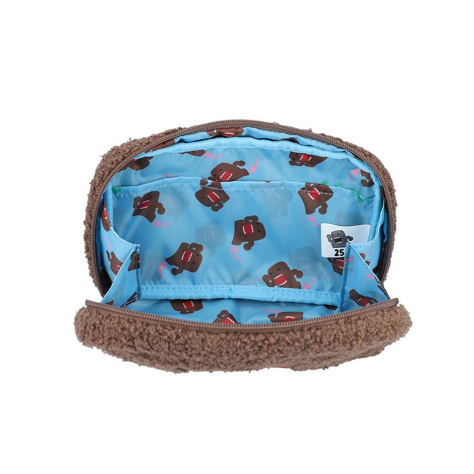 NHK Mascot Character Domo kun Domo-kun Fluffy Pouch Official Goods New ...