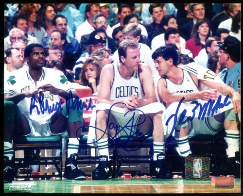 Larry Bird Kevin McHale Robert Parish Signed 8x10 Photo Celtics ...