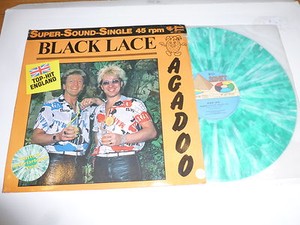 BLACK LACE - Agadoo - 1984 German 3-track 12" vinyl Coloured single | eBay