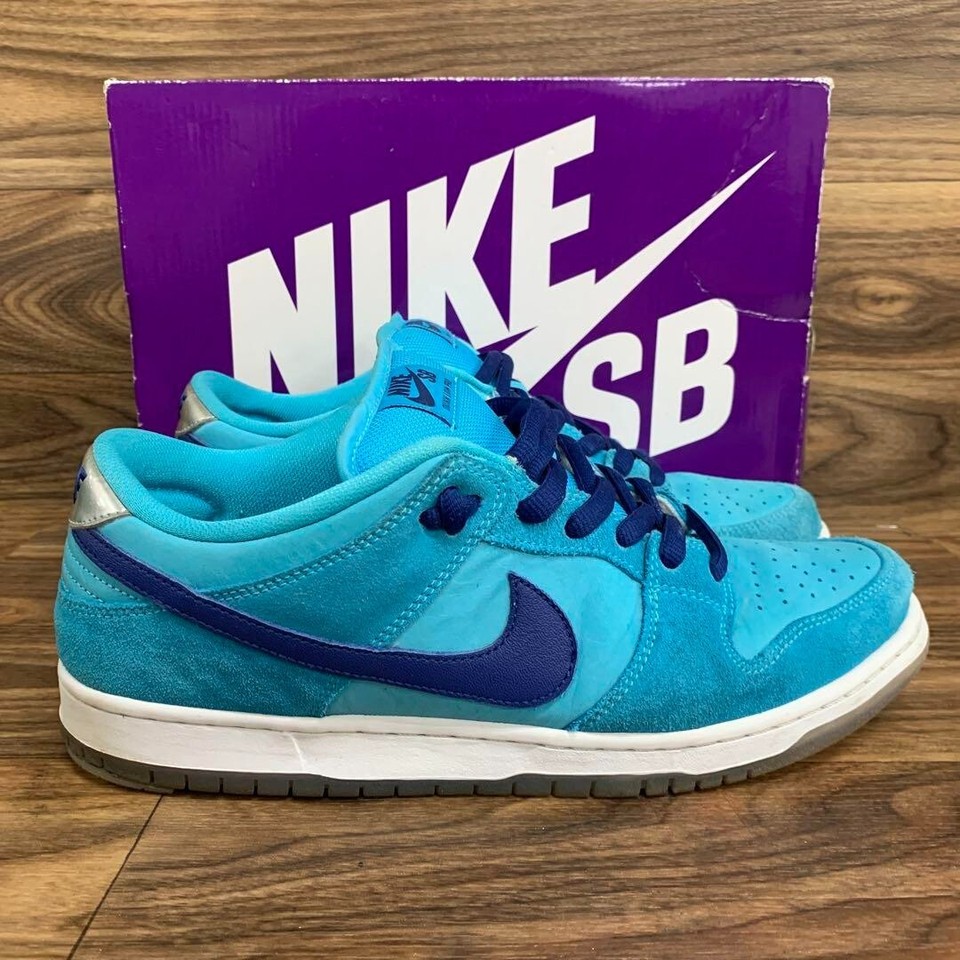 Nike Dunk SB Low Pro Blue Fury/Deep Royal Blue Fury BQ6817-400 US11 w ...