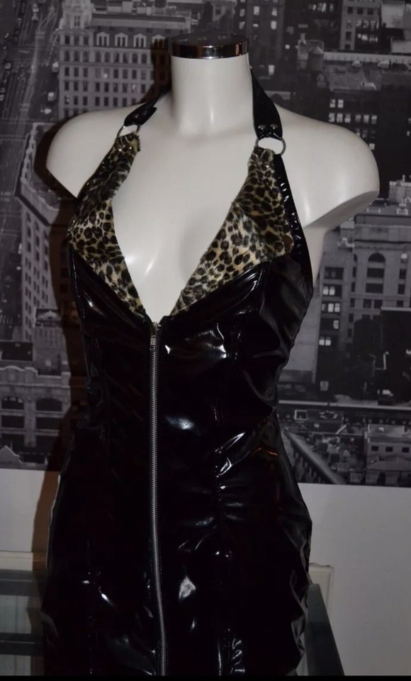 THE FEDERATION RUBBER LATEX PUNK DRESS | eBay UK