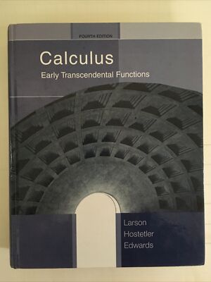 Calculus Early Transcendental Functions by Larson, Hostetler, Edwards ...