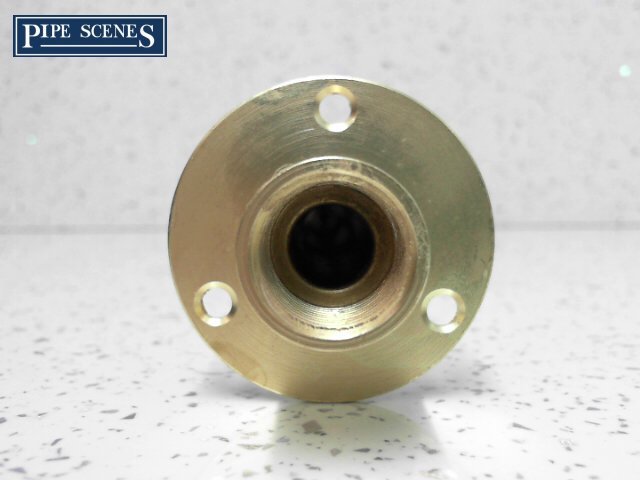 Brass Garden Tap Bracket with Copper Pipe Bib Tap Back Plate Copper ...