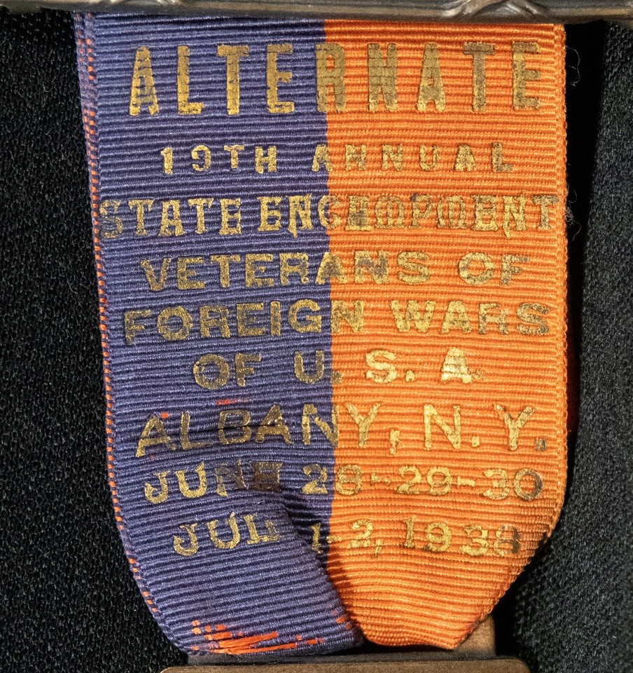 VFW Ribbon & Medal 19th Annual State Encampment Albany, NY. 1938 | eBay