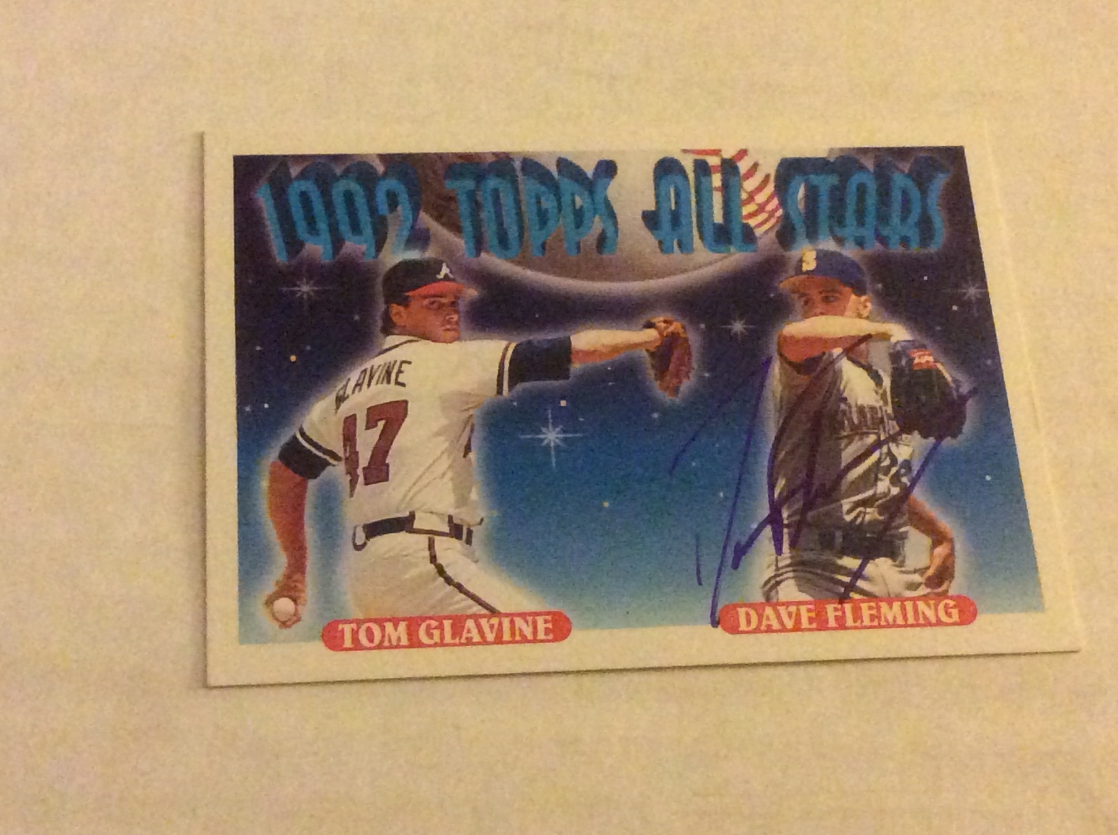 1993 Topps 410 Dave Fleming All Star Autographed Auto Signed Card | eBay
