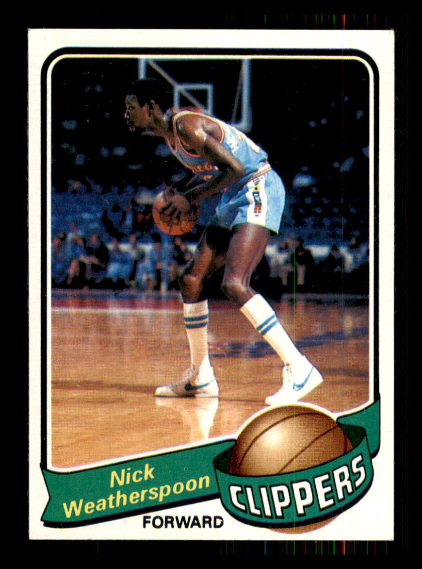 1979 Basketball Topps Nick Weatherspoon San Diego Clippers #61 | eBay