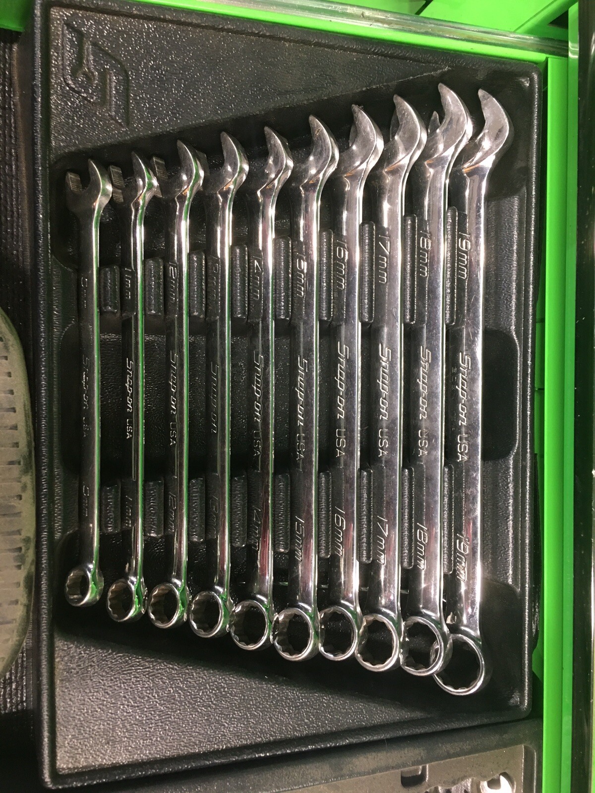 Snap-on™ 10 thru 19 mm 12point box Flank Drive PLUS Wrench Set SOEXM710 ...