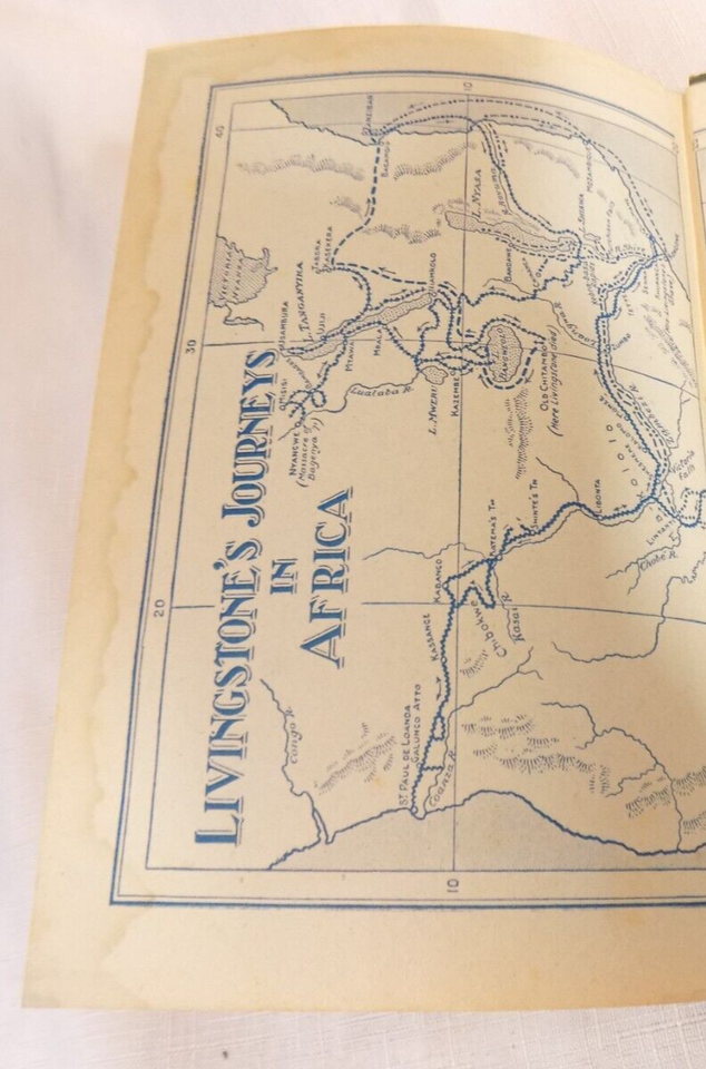 Livingstone The Pathfinder by Basil Mathews Hardcover Missionary ...