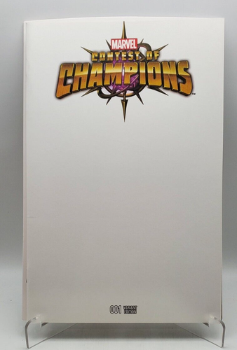 Contest of Champions # 1 Blank Variant Cover F, 1st app. White Fox (AMI ...