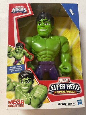 PLAYSKOOL MEGA MIGHTIES MARVEL INCREDIBLE HULK NEW SKU A25 | eBay