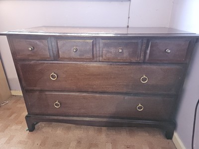 Stag Minstrel 4 Over 2 Chest Of Drawers Mahogany | eBay UK