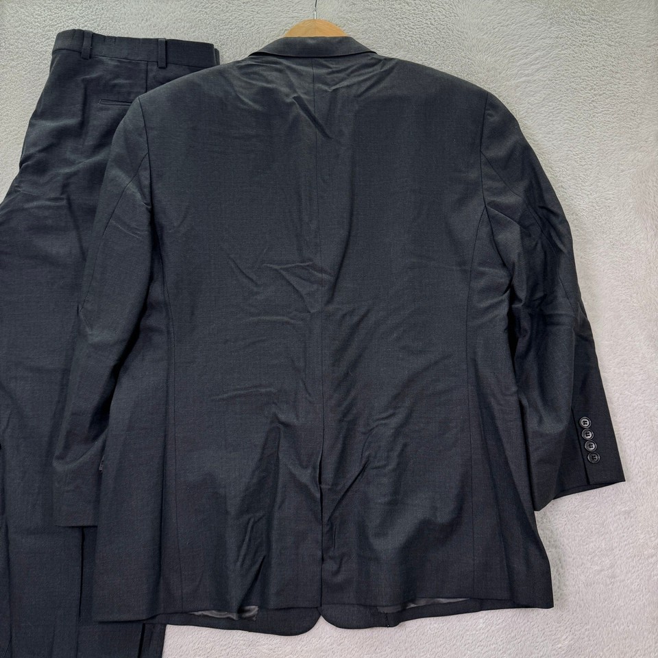 Brooks Brothers 346 Stretch Wool Blend Suit Mens 46S Gray 2-Button ...