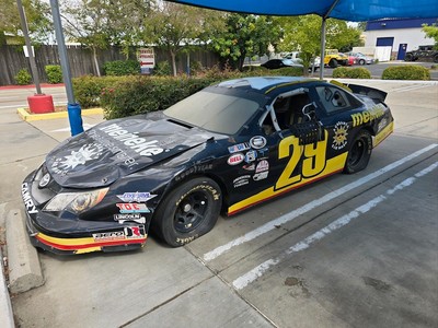 🔥 Real NASCAR Race Car Frame & Body – Authentic Track-Used Chassis ...