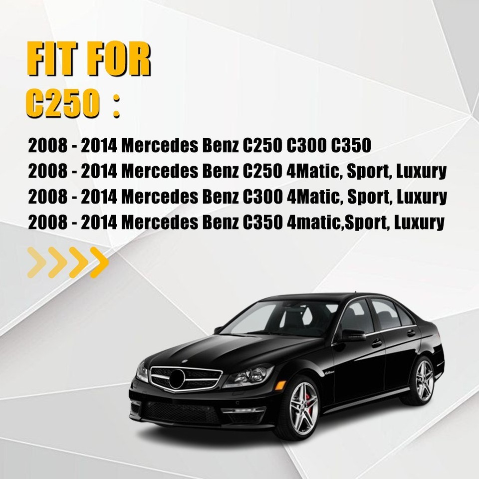 Bottom Leather Seat Covers For 2008 2009-2014 Mercedes Benz C250 C300 ...