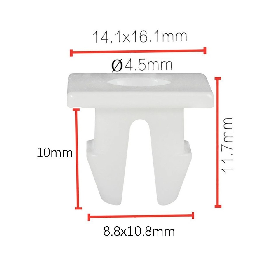 20pcs Plastic Mudguard Fastener Clips for Toyota 9018906193 9018906193 ...