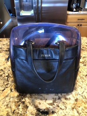 Furla Backpack Purse Electric and Onyx Retail $498 | eBay
