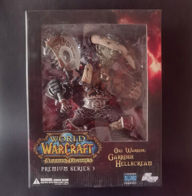 World Of Warcraft Premium S3 GARROSH HELLSCREAM Figure PVC 25Cm DC ...