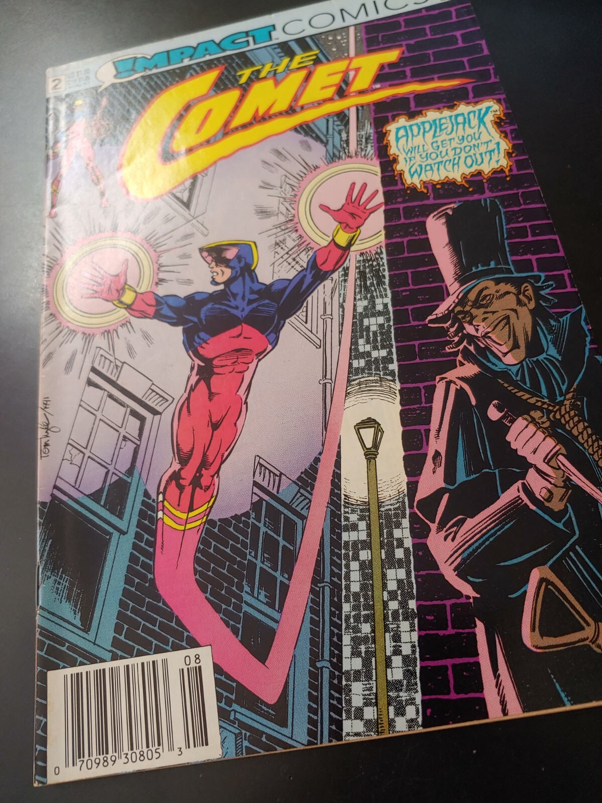 🗯️ The COMET #2 (newsstand)(1991 IMPACT / DC Comics) VF Book | eBay