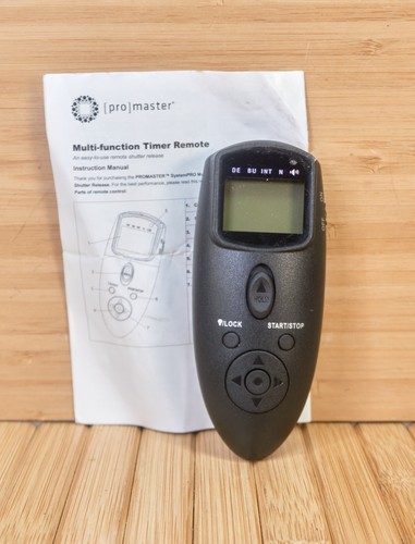 Promaster System Pro Multifunction Timer Controlled Remote Shutter Release. | eBay