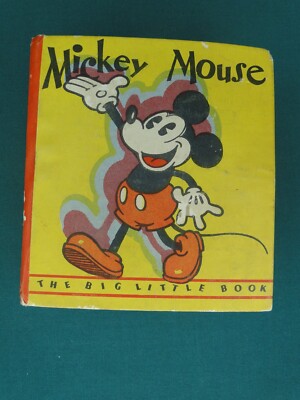 Mickey Mouse #717 Big Little Book 1933 Fat Mickey Higher Grade Hard to ...
