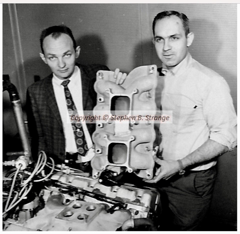 Holman Moody style Boss 429 8-V single plane aluminum intake manifold ...