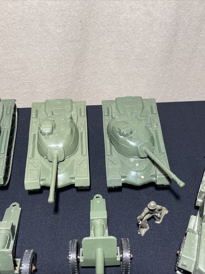 VTG Tim Mee Green Plastic Tank Army Military Vehicles Toys Lot | eBay