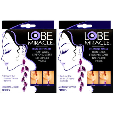 2 Pack Lobe Miracle Earing Support Patches 60 Patches | eBay