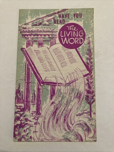 Have You Read The Living Word Tract Pamphlet Booklet Christian ...