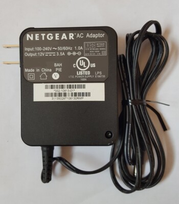 Genuine Netgear AD898F20, 332-10613-01 12V 3.5A Power Supply | eBay