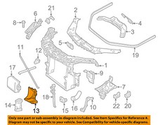 Mercedes MERCEDES-BENZ OEM Radiator Core Support-Air Duct Right ...
