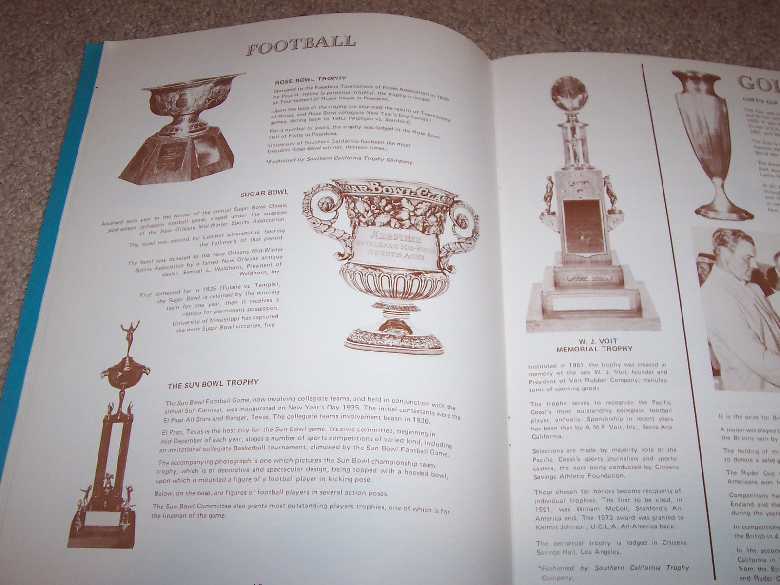 TROPHY THESAURUS (SOUTHERN CALIFORNIA TROPHY COMPANY) TROPHIES & HALL ...