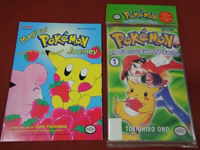 POKEMON - (5) DIFFERENT BOOKS / 1998 VIZ COMICS - HOW 2 PIKACHU, COMIC ...