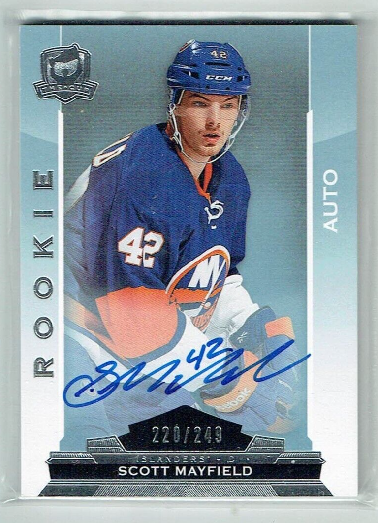 14-15 UD Upper Deck The Cup Scott Mayfield /249 Rookie Auto | eBay