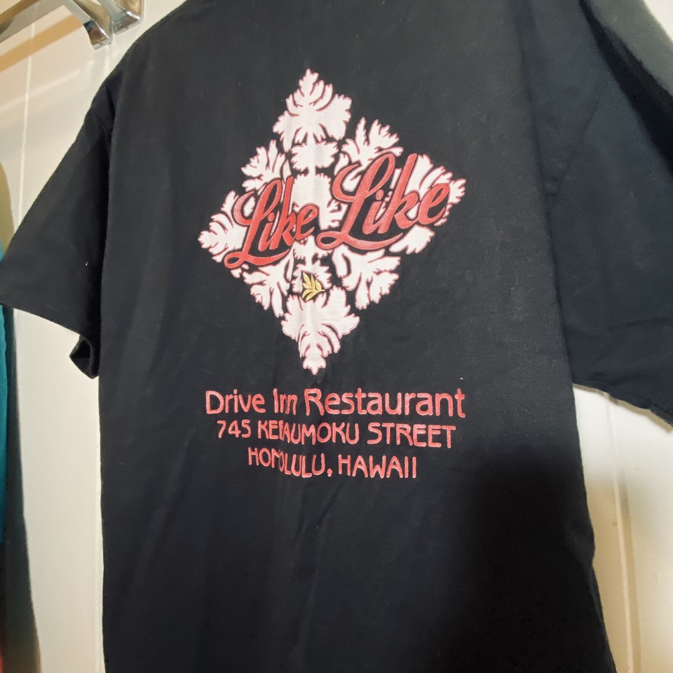 Like Like Drive In Hawaii T Shirt Size Xl Black Short Sleeve | eBay
