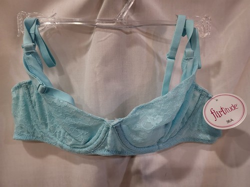Flirtitude Bra, Sheer Turquiose, Size 36A **BRAND NEW** | eBay