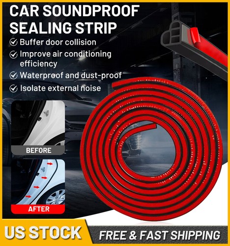 16ft U-Shape Car Door Edge Guard Molding Trim Rubber Edge Strip Seal ...