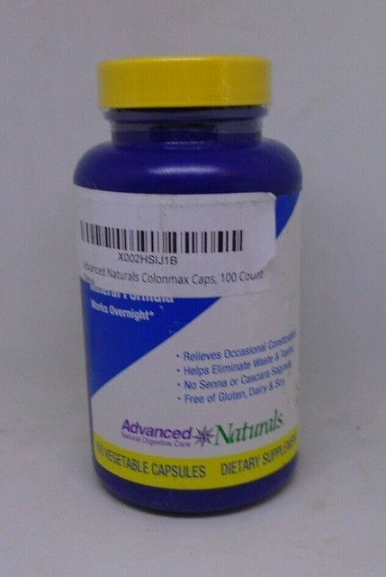 Advanced Naturals Colonmax Caps 100 Count Blue and White 16900 for sale ...