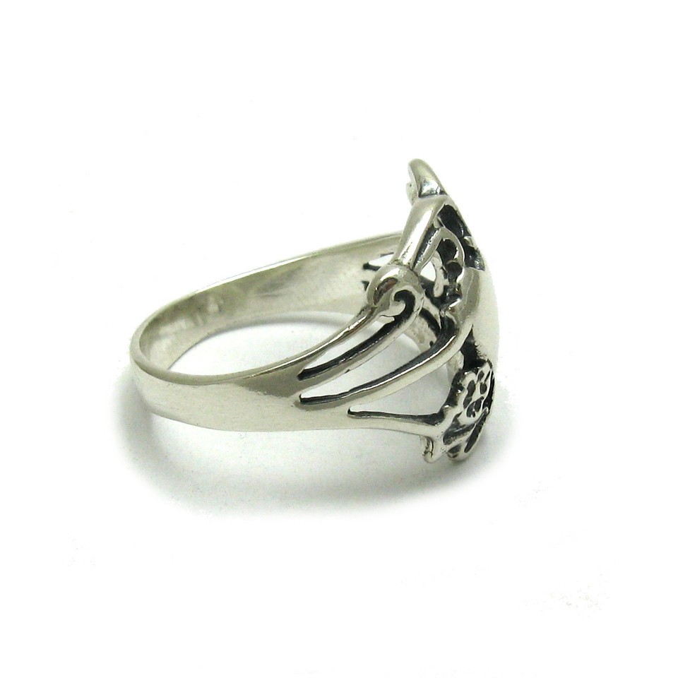 Genuine Sterling Silver Ring Hallmarked Solid 925 Heart Handmade | eBay