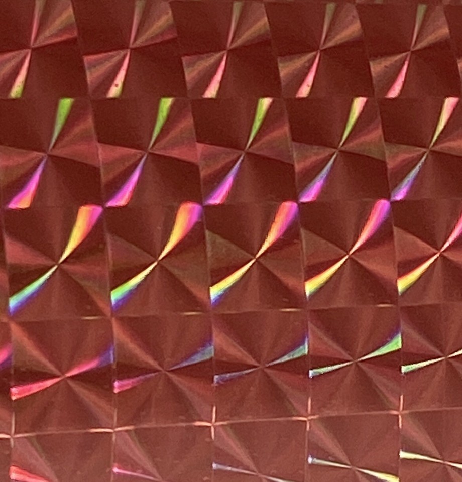PRISM Sign Vinyl, Holographic 1/4" Mosaic, Pick Color + Size, Fantasy ...