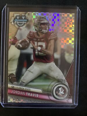 JORDAN TRAVIS BOWMAN CHROME FOOTBALL CARD #66-TOPPS-B4-225 | eBay