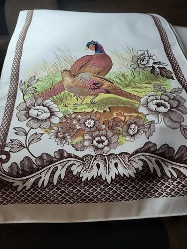 Spode Woodland Pheasant Table Runner 90” Long Fall Thanksgiving Brown ...