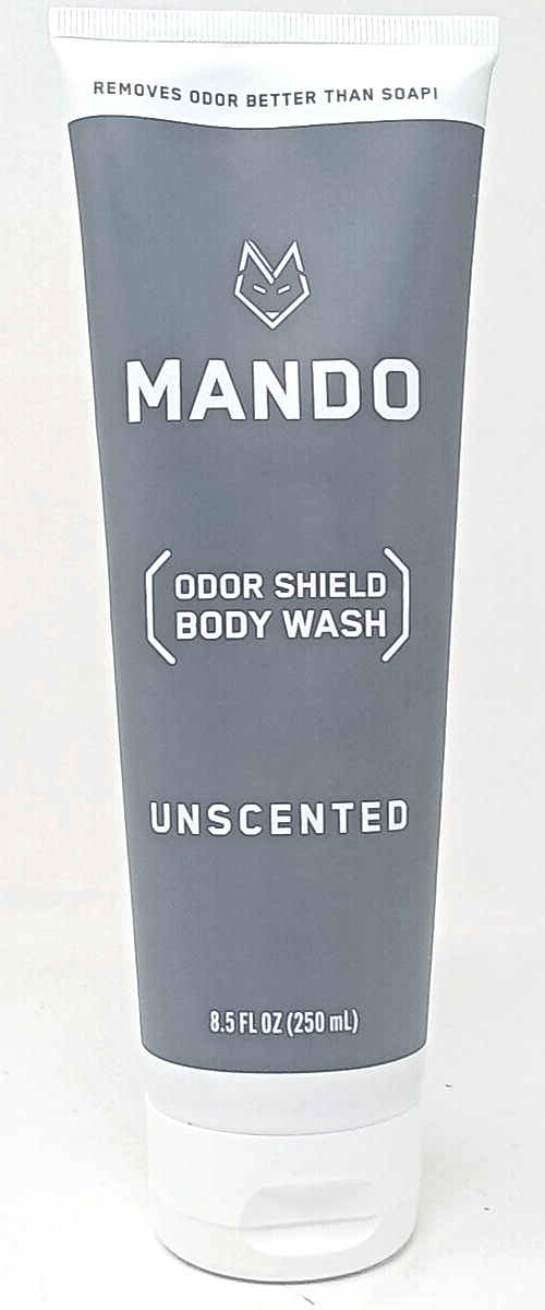 MANDO - Odor Shield Body Wash - Unscented - 8.5 fl oz - SEALED/SHIPS ...
