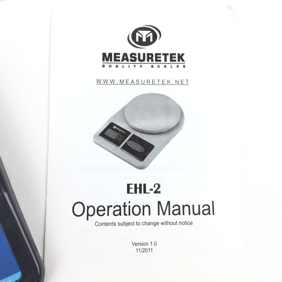 Measuretek Scale Postal Shipping 11 lb / 5000 g Capacity Round Platform ...