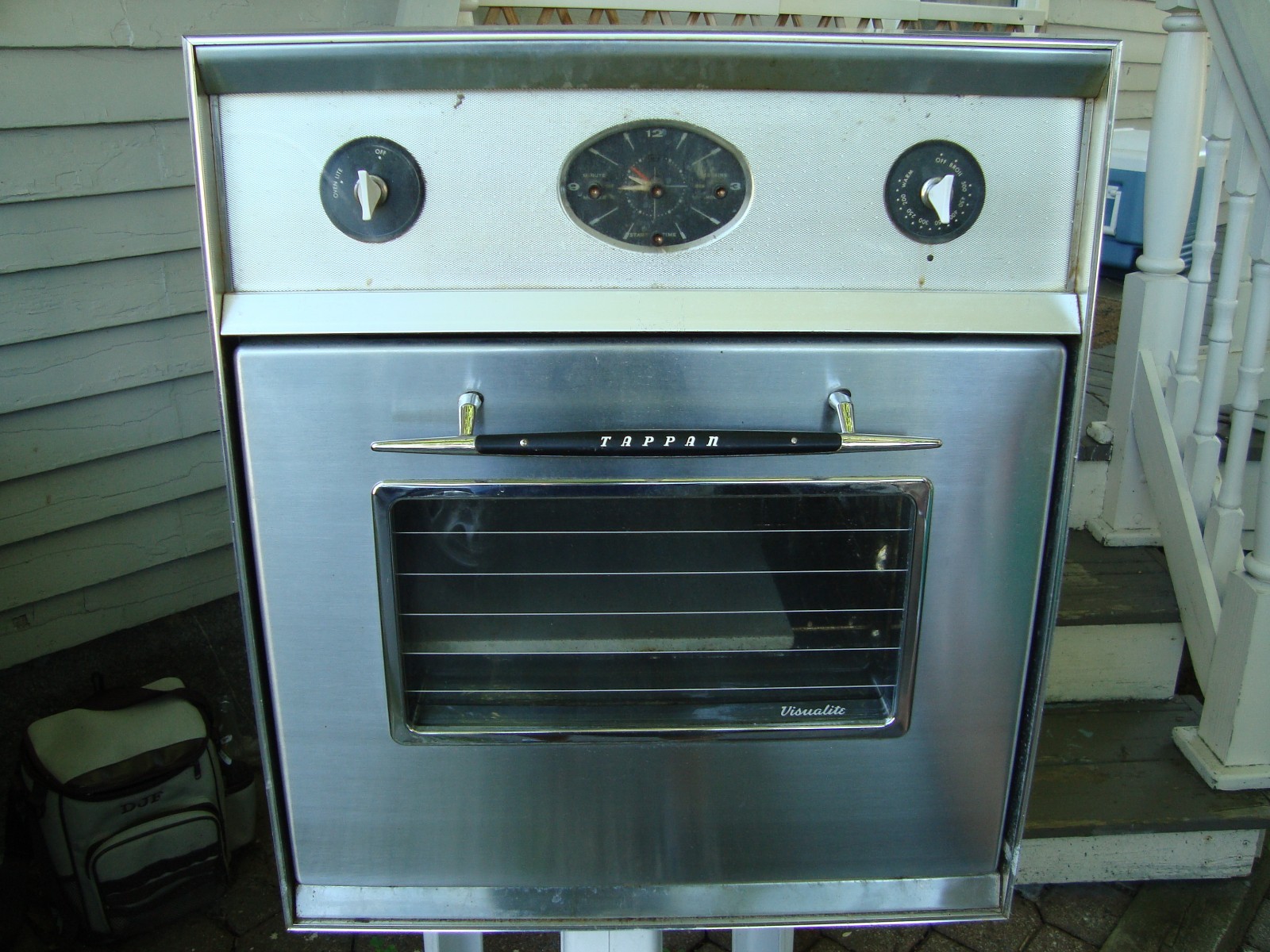 1959 Tappan Visualite Electric Oven Vintage Chrome Metal Kitchen ...