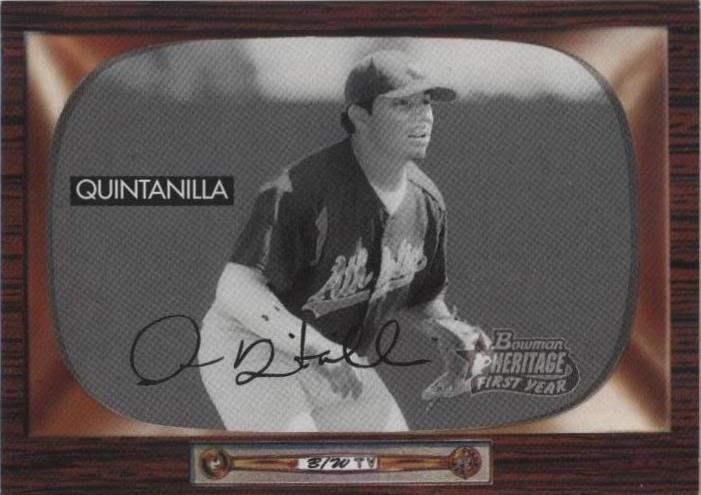 2004 Bowman Heritage - Omar Quintanilla #273 Black & White (RC) for ...
