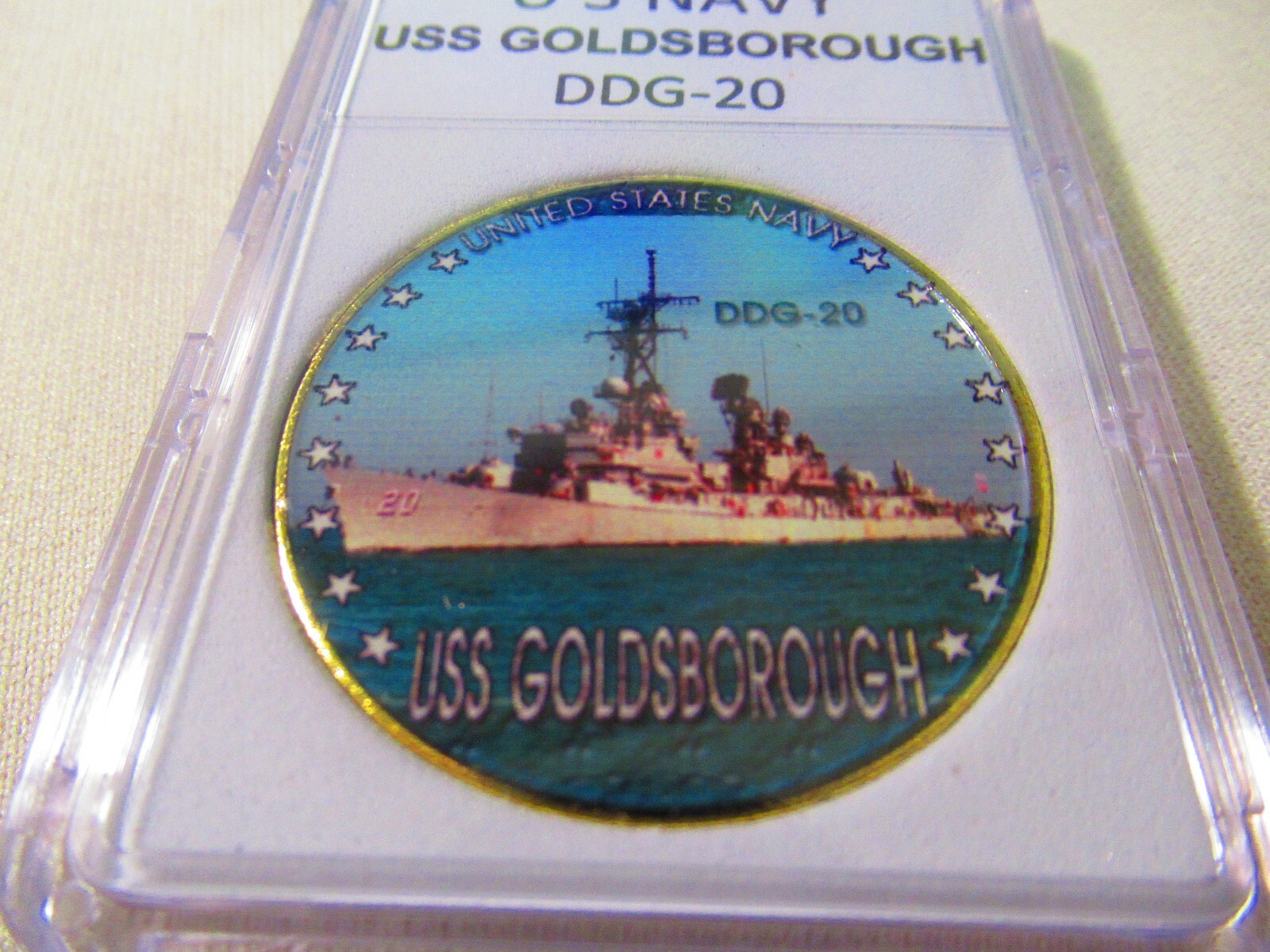 US NAVY - USS GOLDSBOROUGH (DDG-20) Challenge Coin | eBay