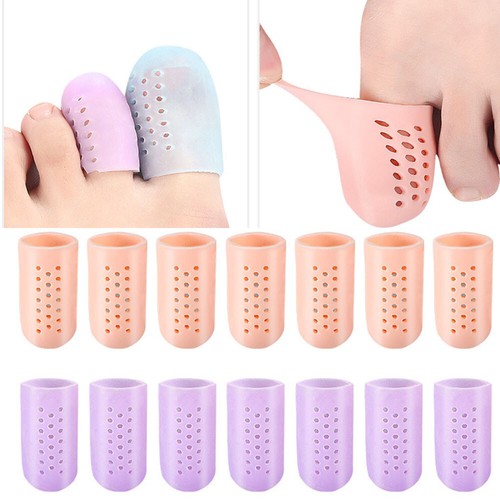 1Pair Big Toe Silicone Gel Protector Ingrown Toenail Corn Soft Cushion ...