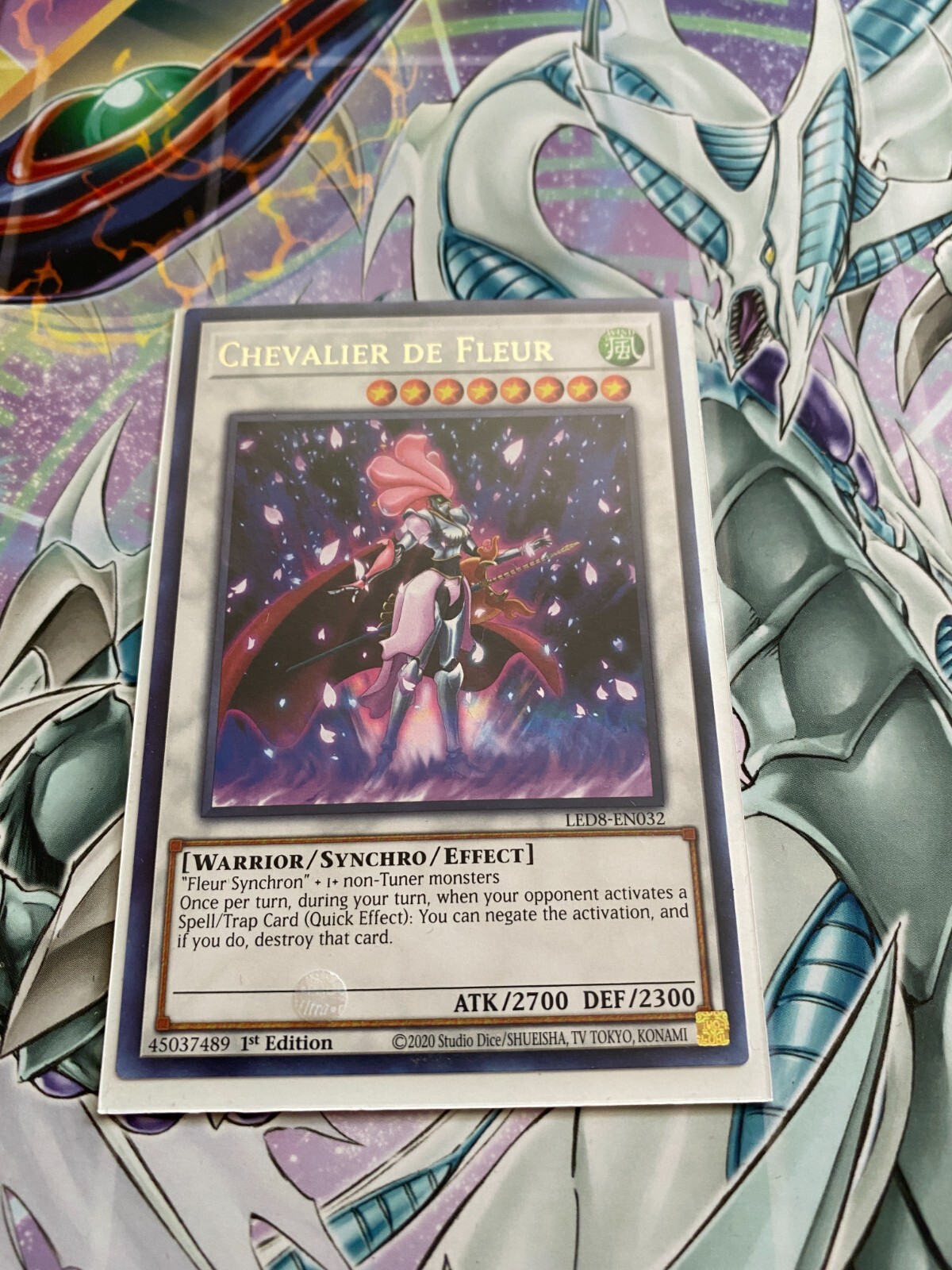 Yugioh! Chevalier de Fleur LED8-EN032 Rare 1st Edition 🌸 | eBay